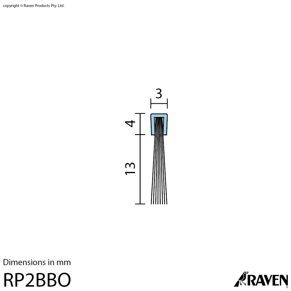 RP2B Brush Only | Doorseal.com.au