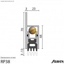 RP38 Door Bottom Seal | Doorseal.com.au