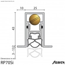 RP70Si Door Bottom Seal | Doorseal.com.au