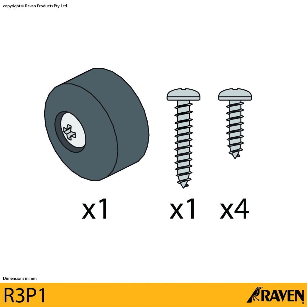RP3 Screw Bag | Doorseal.com.au