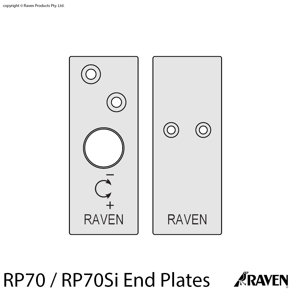 RP70 Screw Bag & Escutcheon Plate | Doorseal.com.au